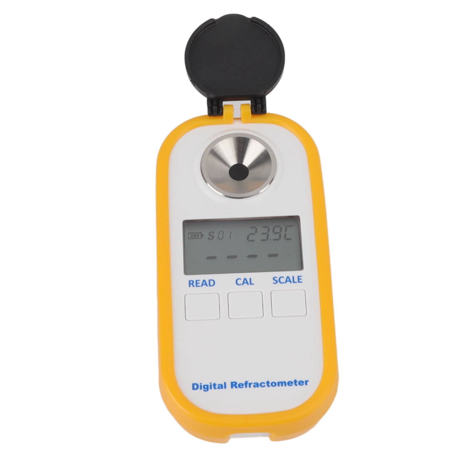 Digital Meter Refractometer 080% Brix Scale Range for Spirit Alcohol ...