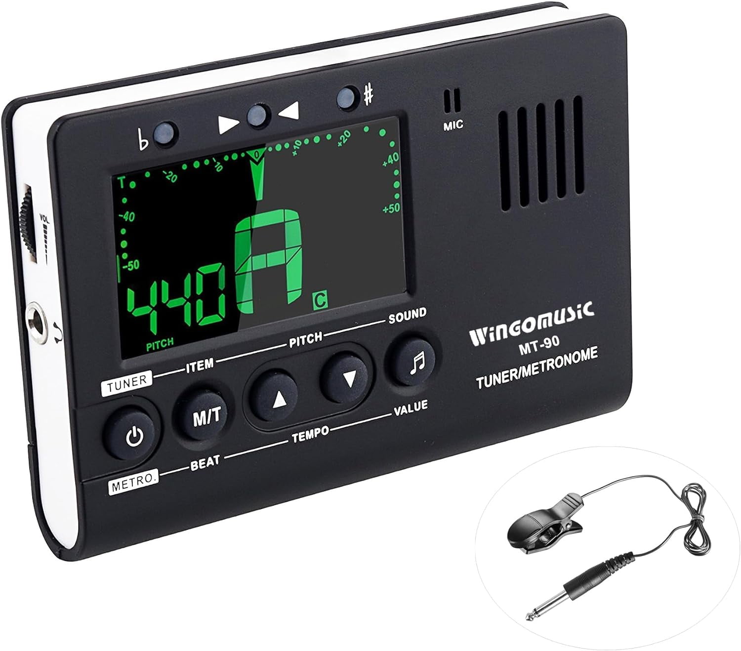 Digital Metronome, Tuner and Tone Generator - 3 in1 Device（Black)-for ...