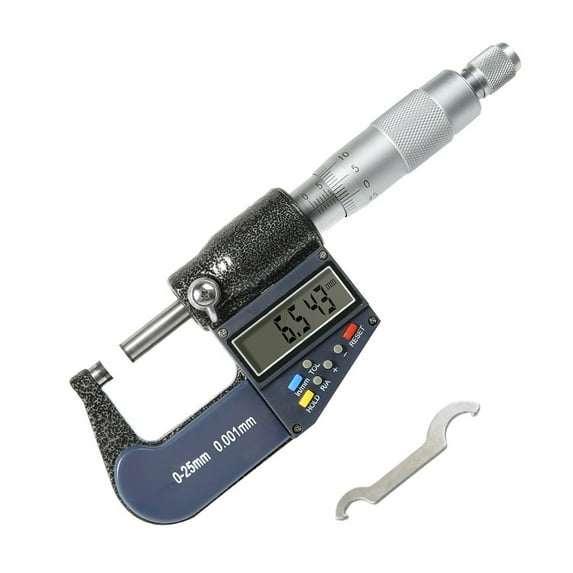 Digital Micrometer Digital Electronic Micrometer With Scale Inch Metric ...
