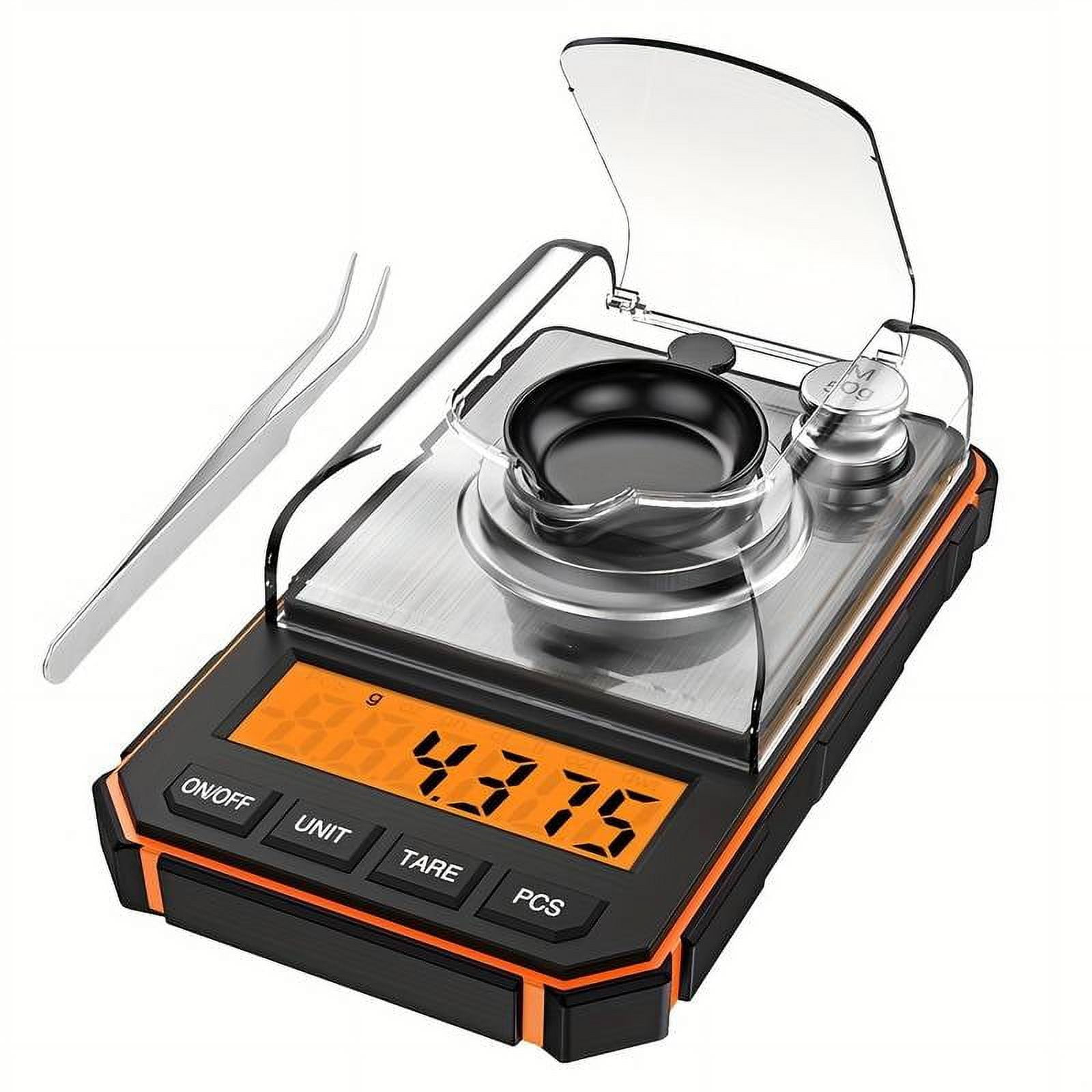 Digital Milligram Scale, 0.001-50g Accuracy Portable Mini Scale with ...