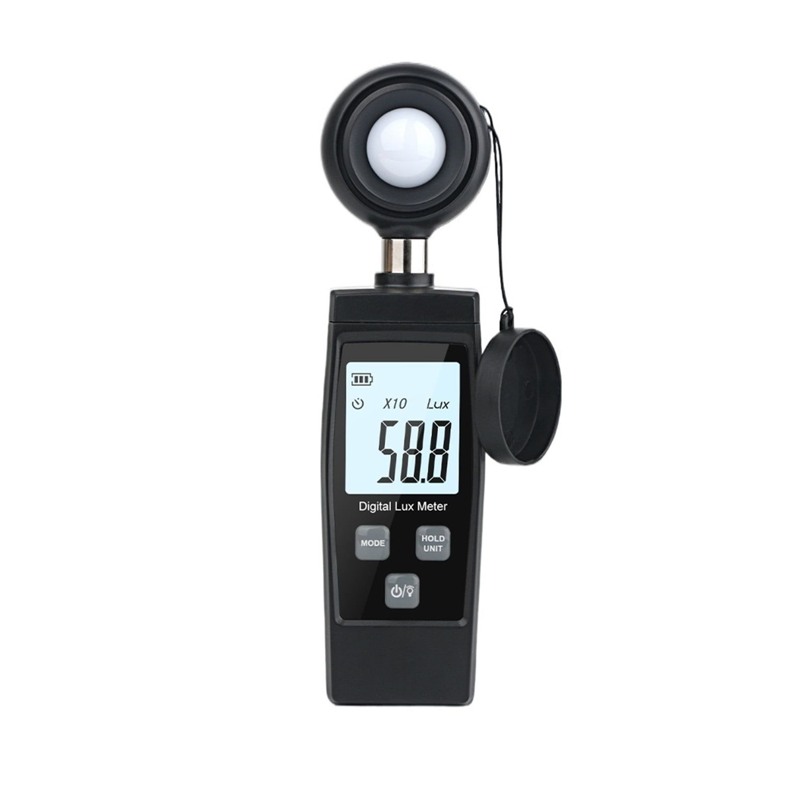 Digital Mini Lux Meter LCD Display Handheld Illuminometer 0-200000 Lux Luxmeter High Accuracy ...