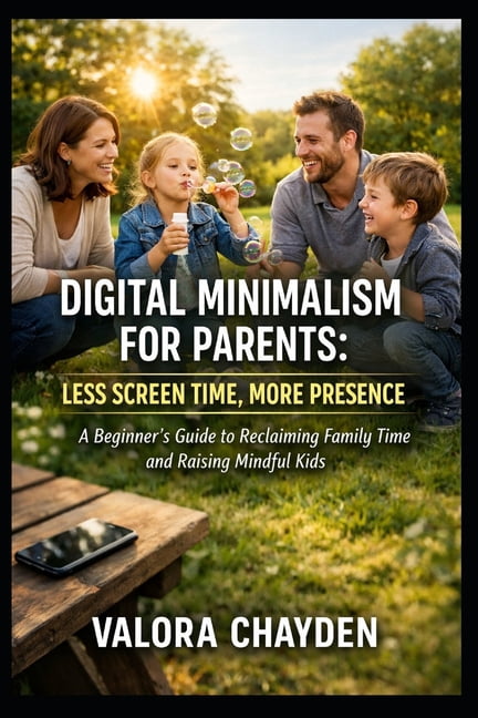 Digital Minimalism for Parents: LESS SCREEN TIME, MORE PRESENCE: A ...