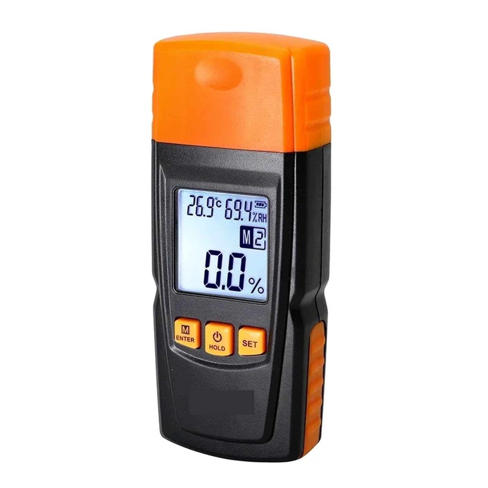 Digital Moisture Meter 2~70% Wood Hygrometer Humidity Tester Timber ...