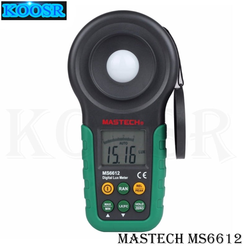 Digital Multi function Luxmeter Mastech MS6612 High Accuracy 200,000 ...