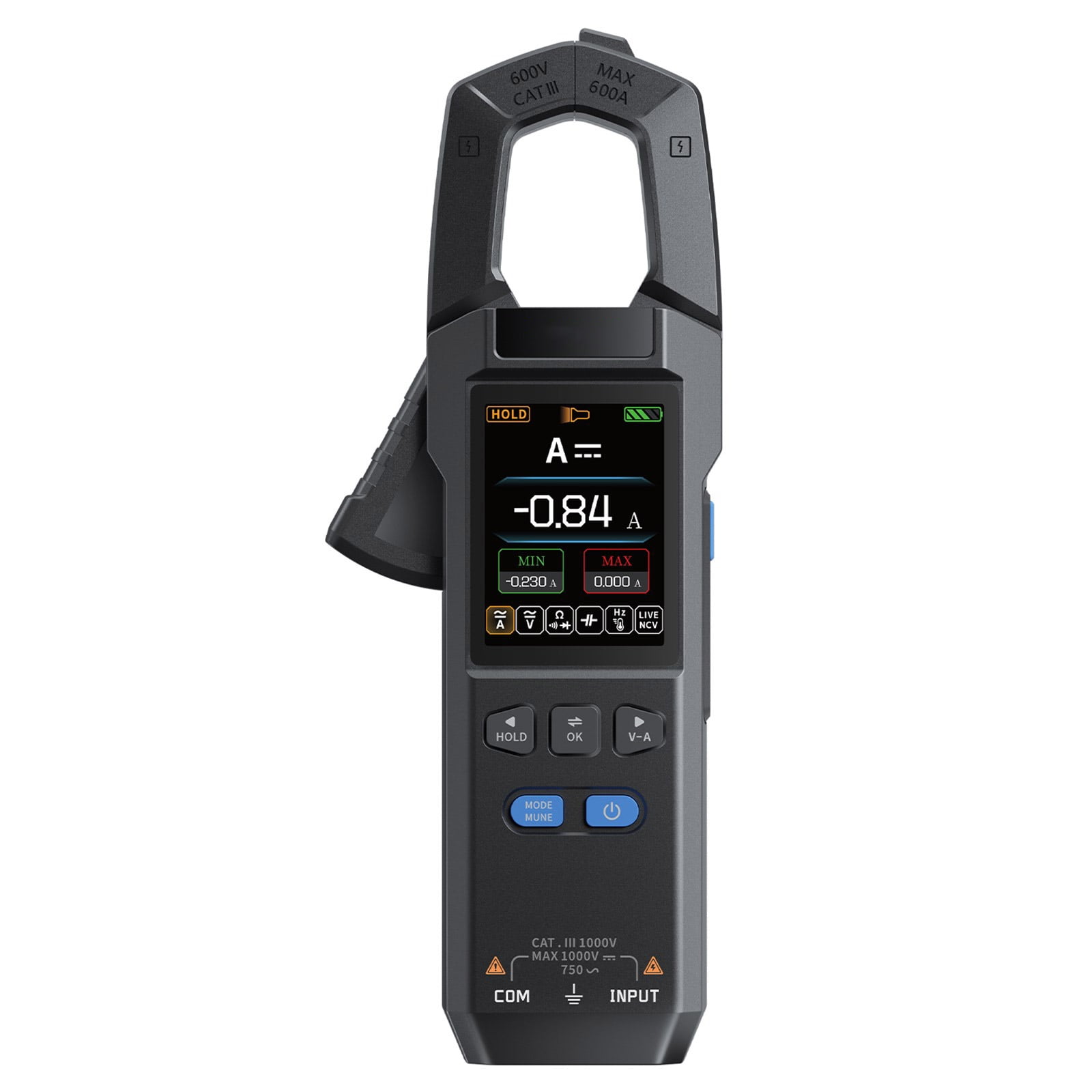 Digital Multimeter 10000 Counts Clamp Meter Current Voltage Meter ...