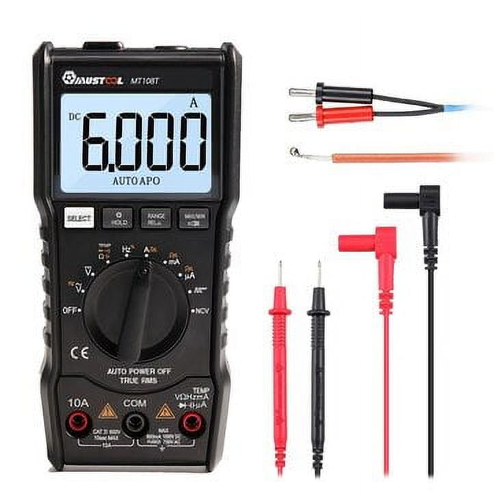 Digital Multimeter 6000 Counts MUSTOOL MT108T Square Wave Output True ...