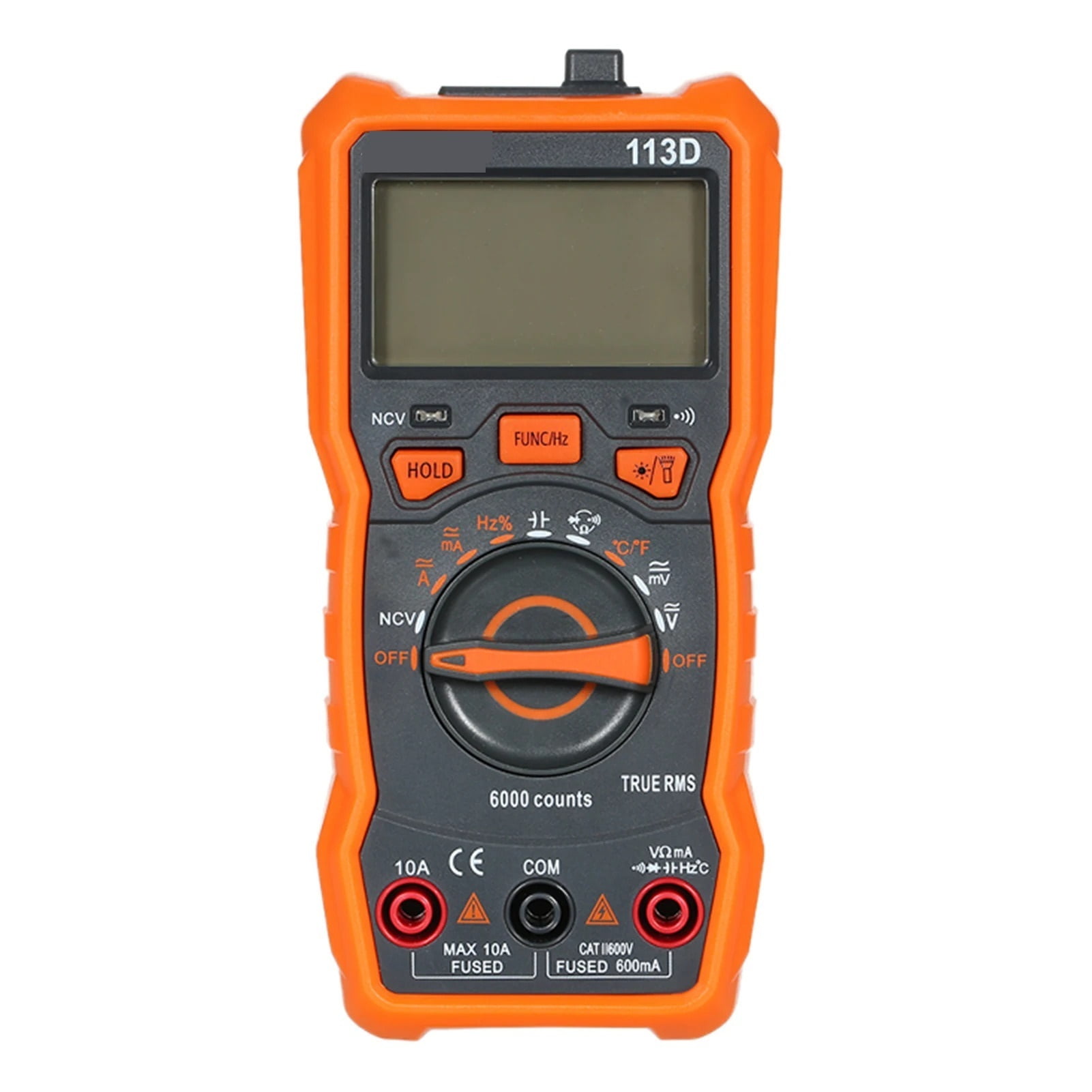 Digital Multimeter 6000 Counts NCV Voltage Temperature Measuring Meter ...