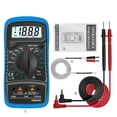 Digital Multimeter AC/DC Ammeter Volt Ohm Multimetro Tester Meter With ...