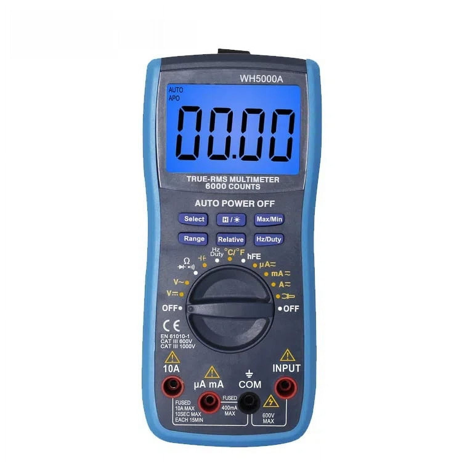 Digital Multimeter and Analyzer TRMS 6000 Counting Voltmeter Ohmmeter ...