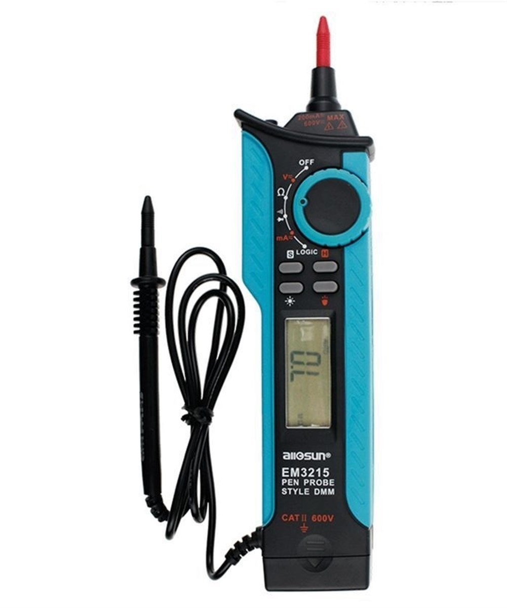 Digital Multimeter CAT II 250V DMM Pen Type Maximum Auto Range TTL ...