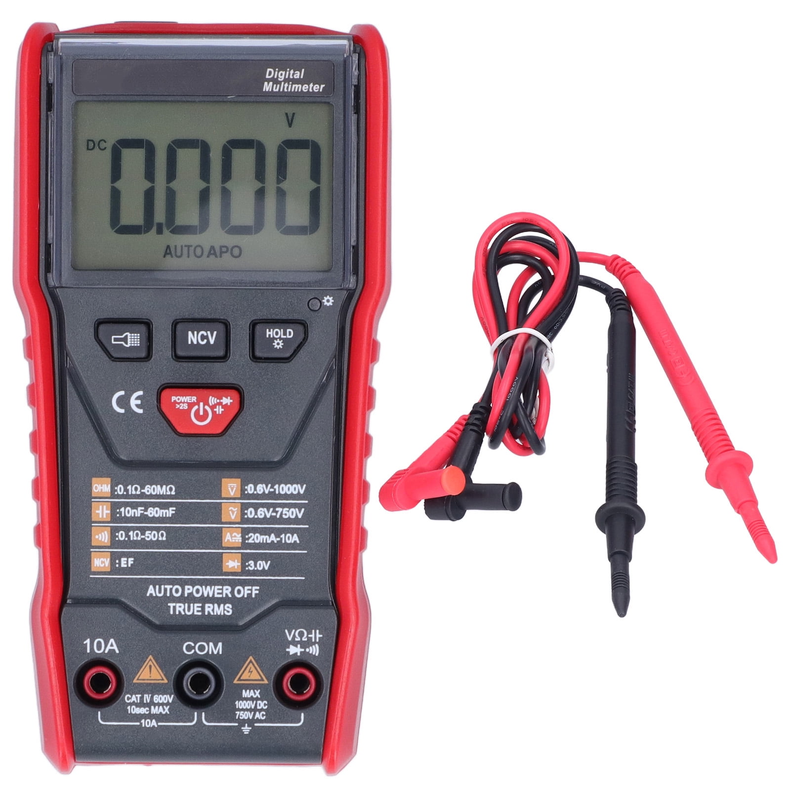 Digital Multimeter Large LCD Screen Stable High Accuracy Overload ...