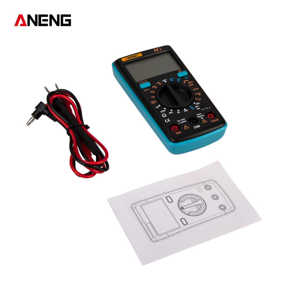 Digital Multimeter,Lcd Precision Resistance Continuity Tester Overload ...