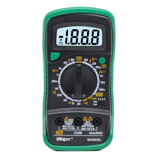 Digital Multimeter-MAS830L Mini Handheld LCD Display Digital Multimeter ...