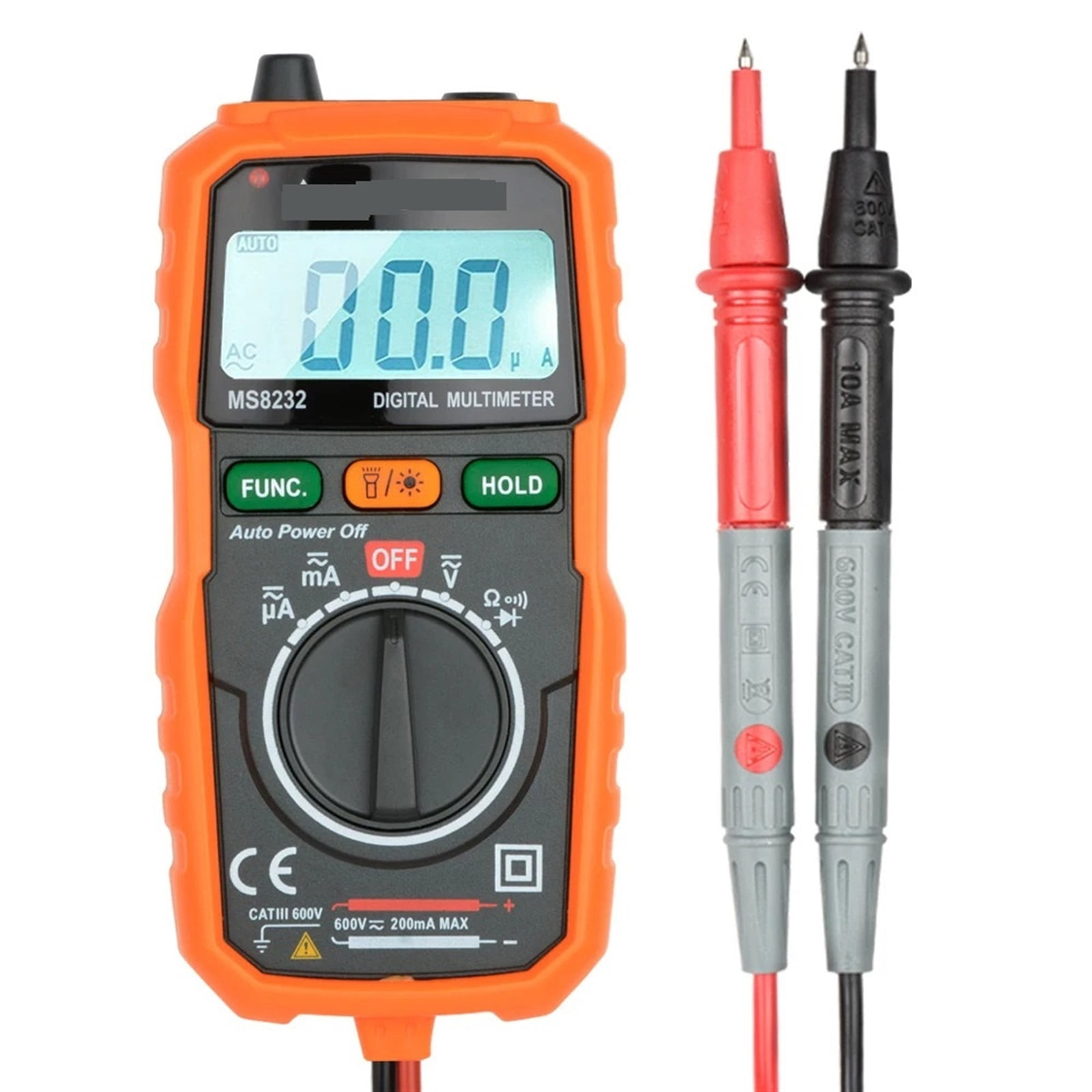 Digital Multimeter Professional Test Leads Multimentro Digital Voltage ...