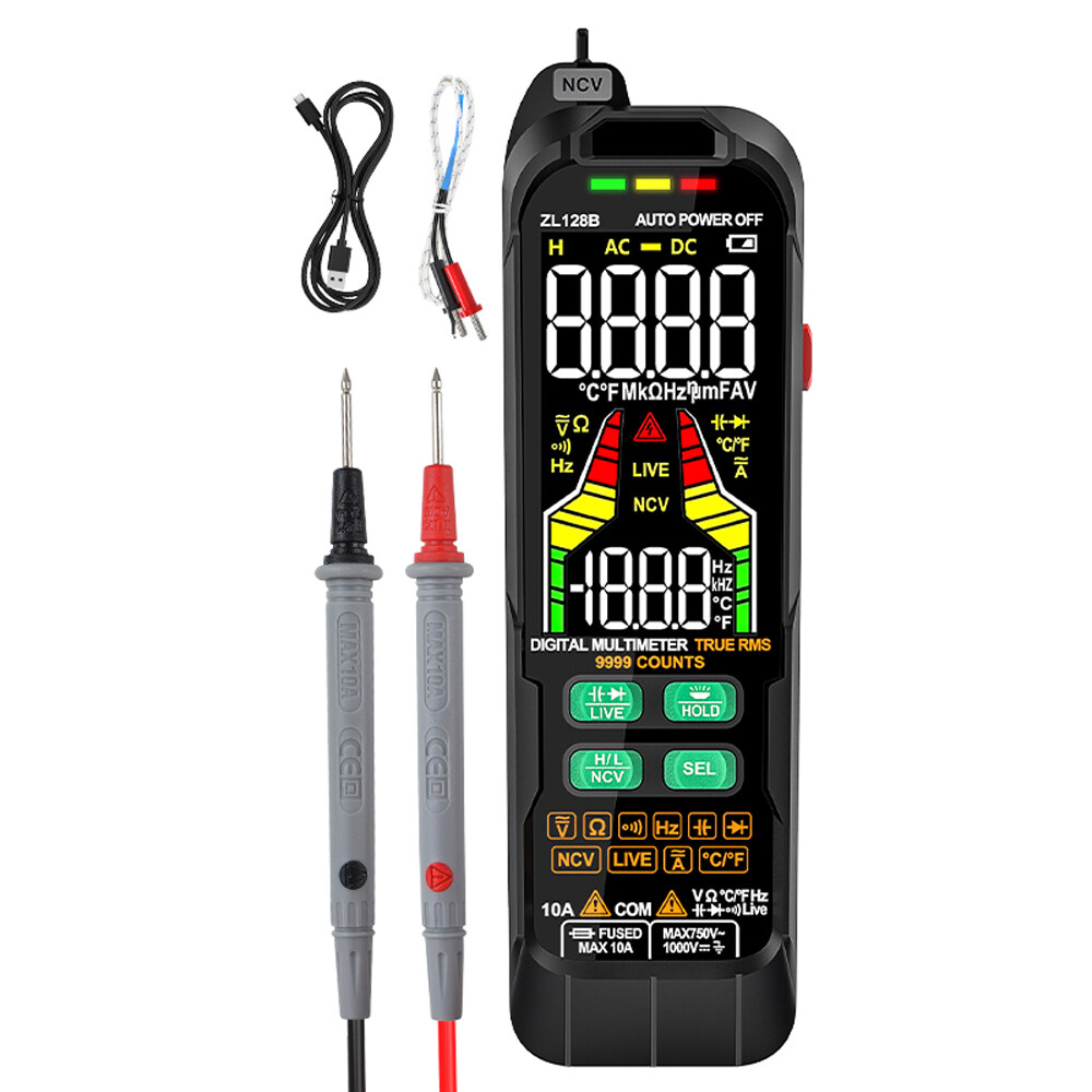 Digital Multimeter Professional Tester Meter Alternating Current Direct ...
