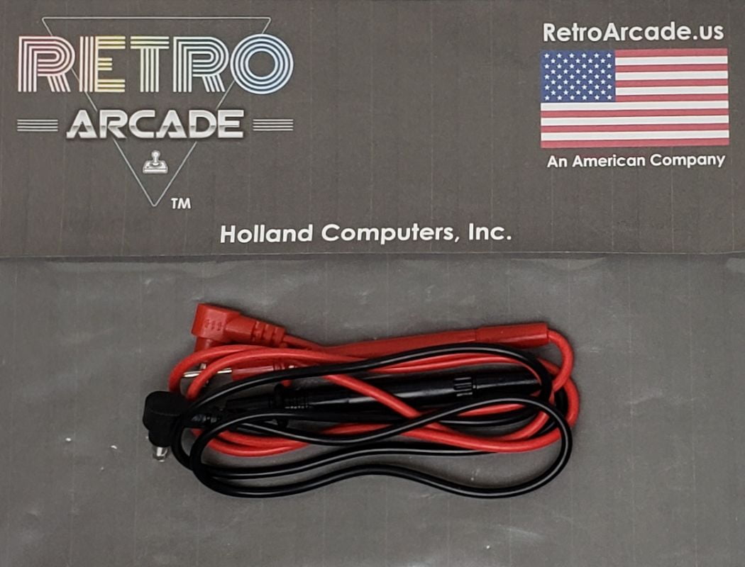 Digital Multimeter Replacement Probe Set, Red and Black Probes ...