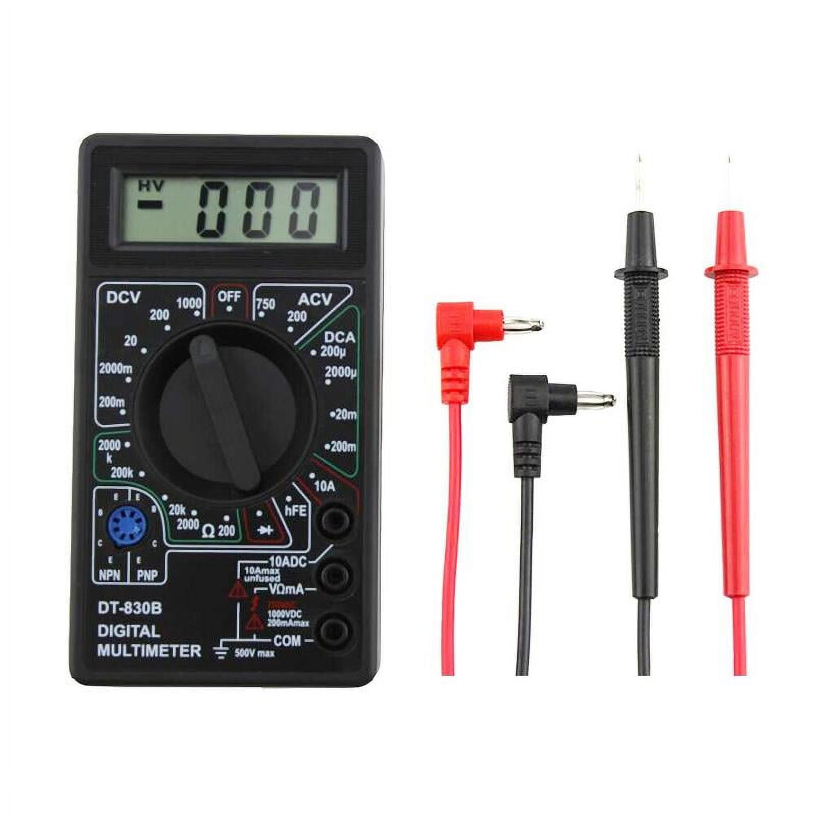 Digital Multimeter for Electric Use with Multiple Measurement Functions ...