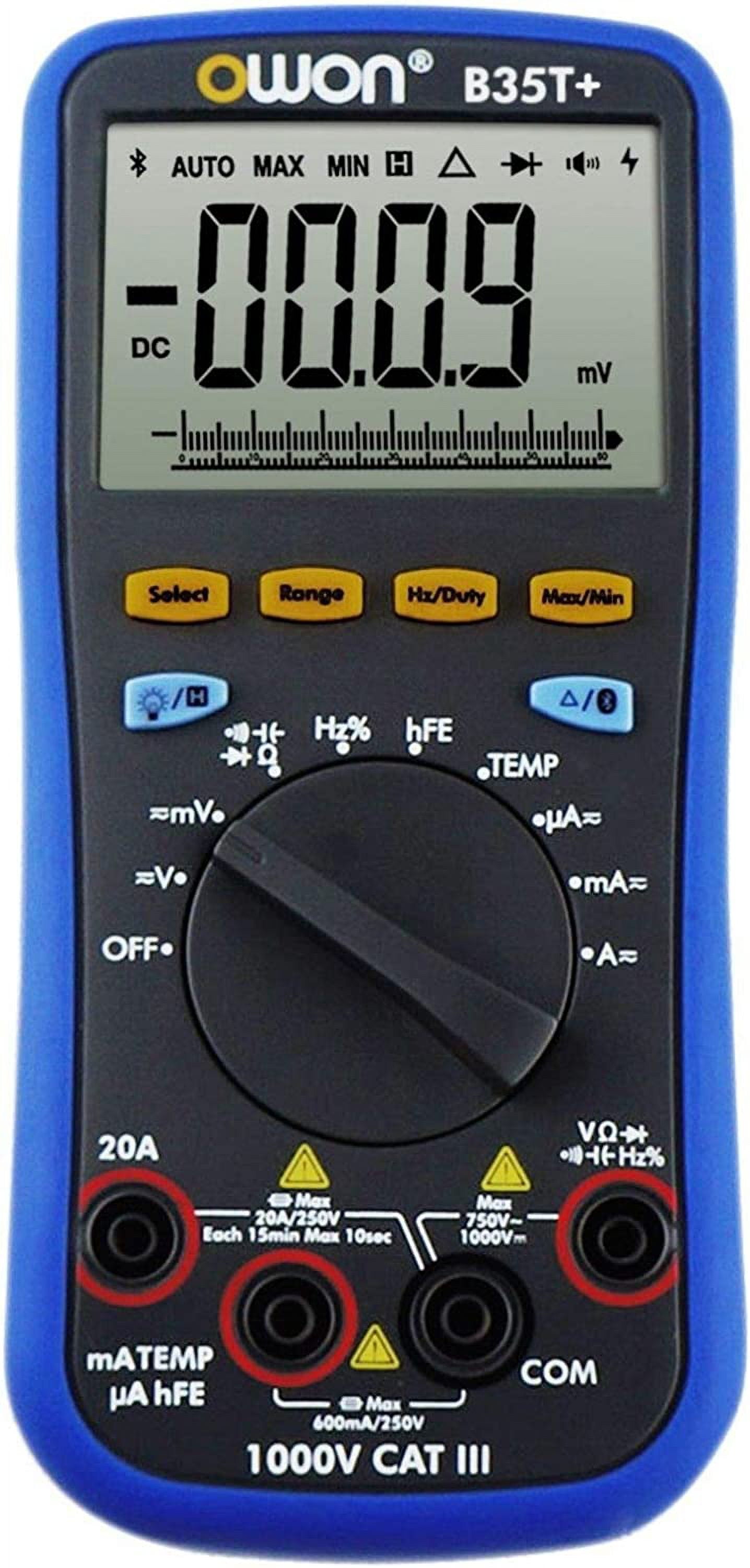 Digital Multimeter with Temperature Meter, Bluetooth Interface,Offline ...