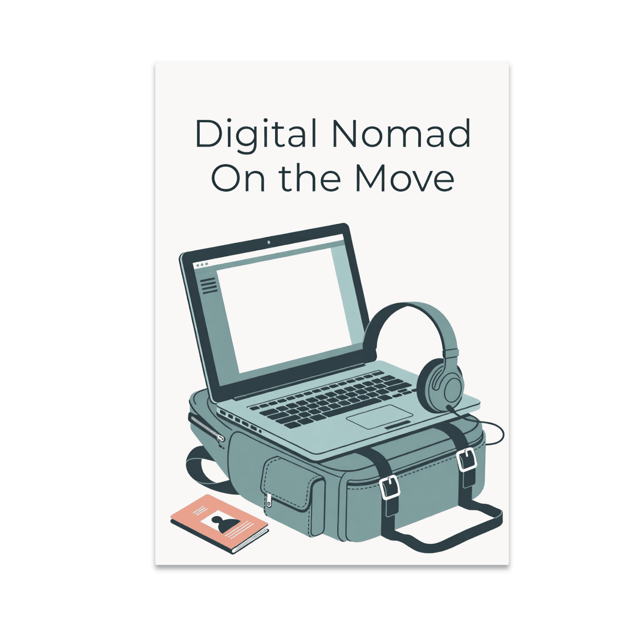 Digital Nomad On the Move Wall Art - Travel Enthusiast - 13x19 Poster ...