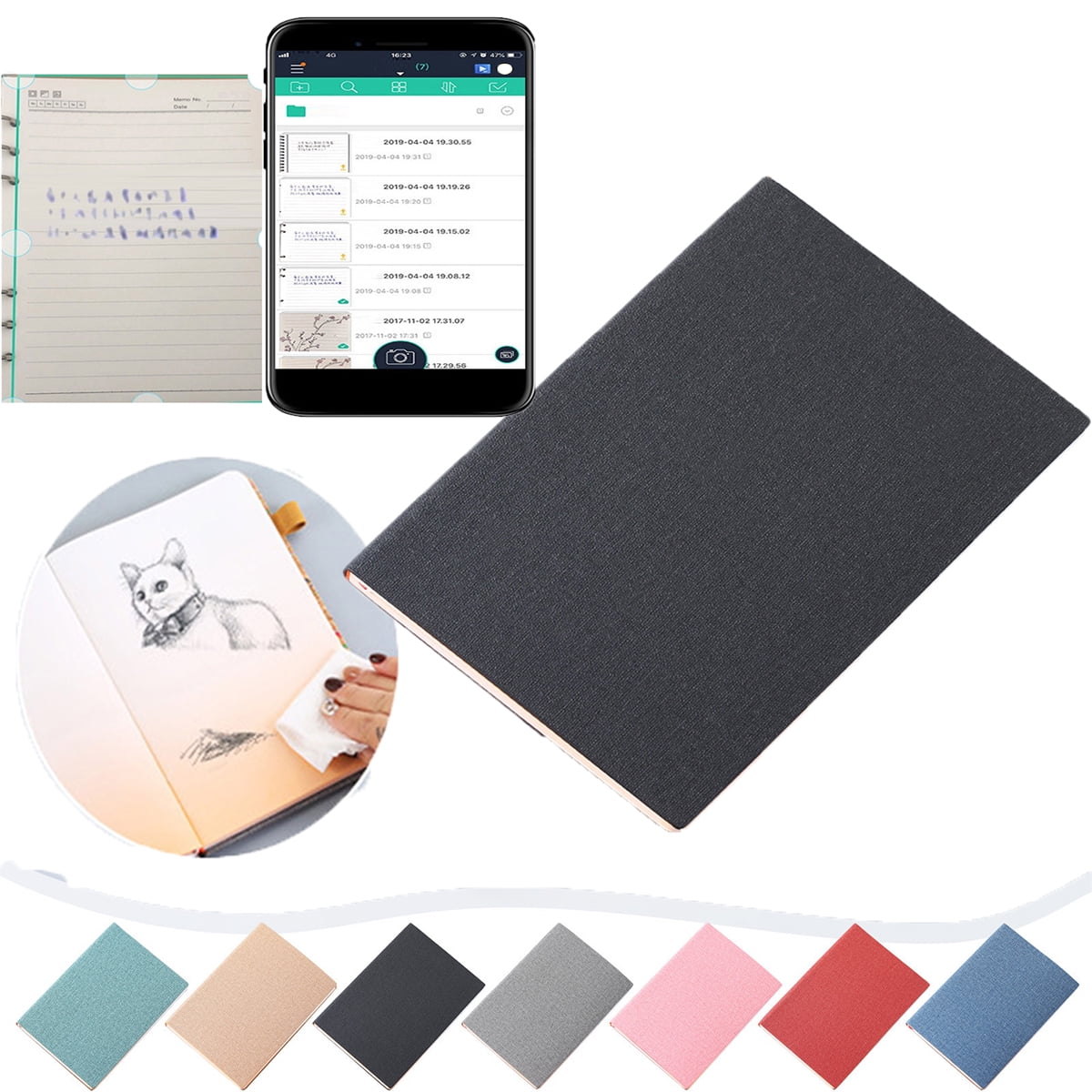 Digital Notebook,Reusable Digital Notebook With Pen,Smart Notebook ...