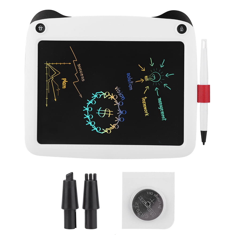 Digital Notepad for Sketching & Notes, White Portable Monochrome 9 ...