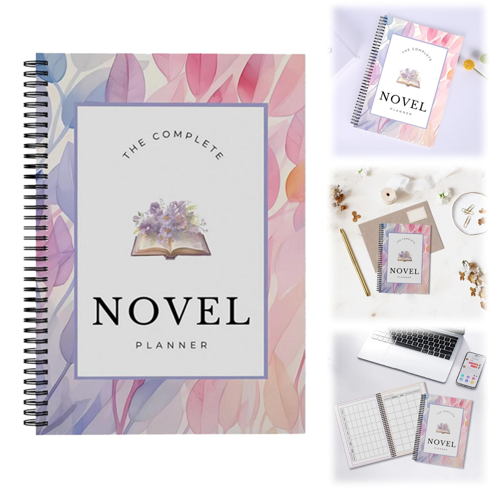 Digital Novel Planning Notebook Novelists And Storytellers Structured ...
