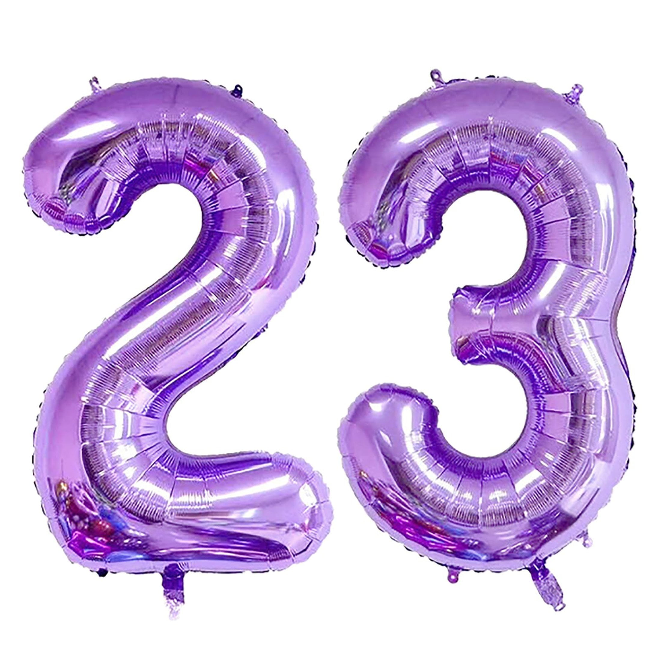 Digital Number 23 Balloon Set - 32 Inch Alphabet Balloons for 23rd ...