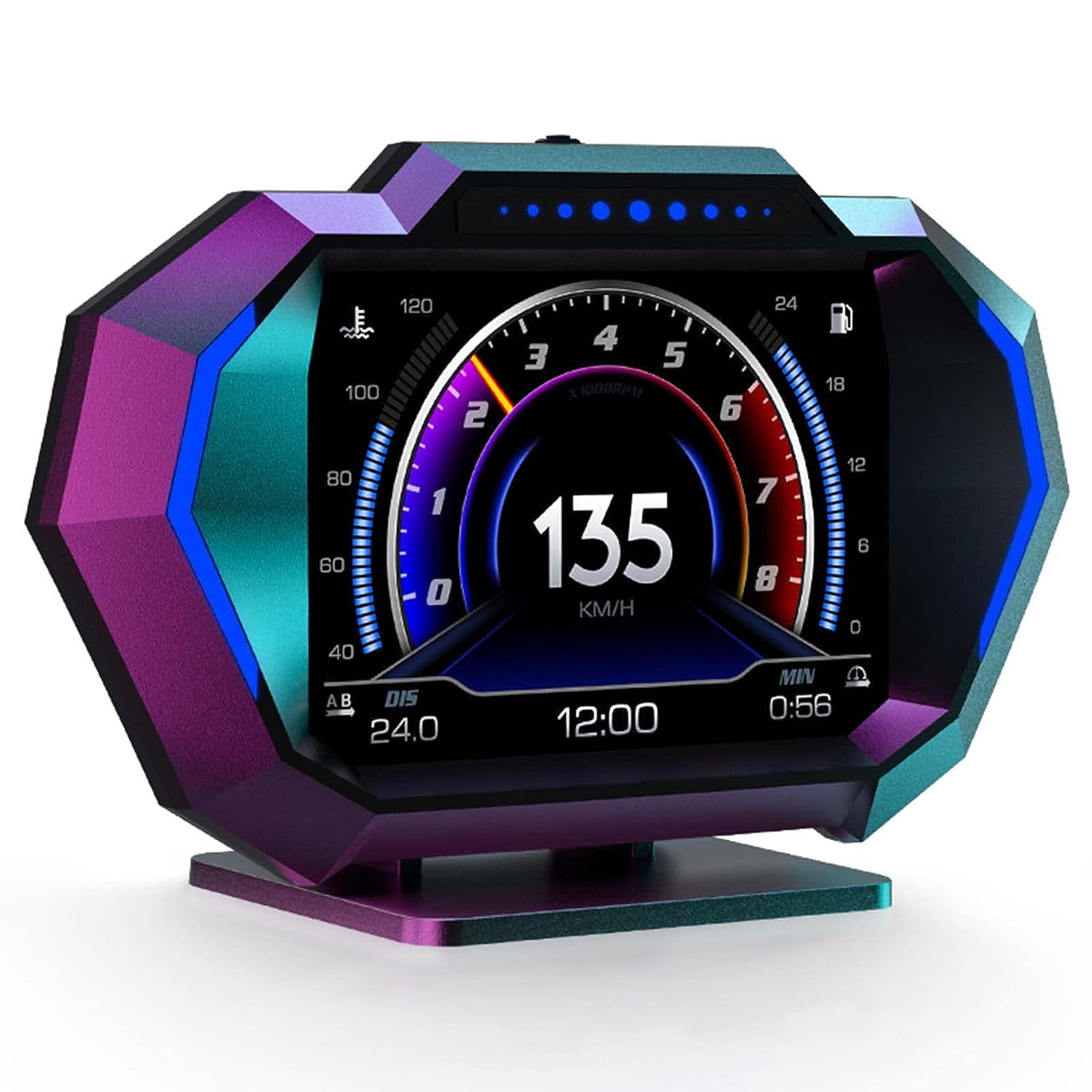 Digital OBD2 Speedometer, Universal Car HUD Head Up Display with Speed ...