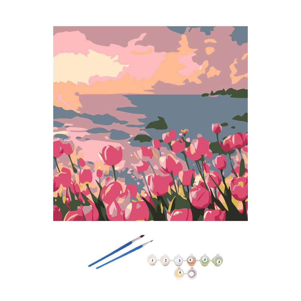 Digital Oil Painting Set—DIY Girl Gift Handmade Landscape Painting ...