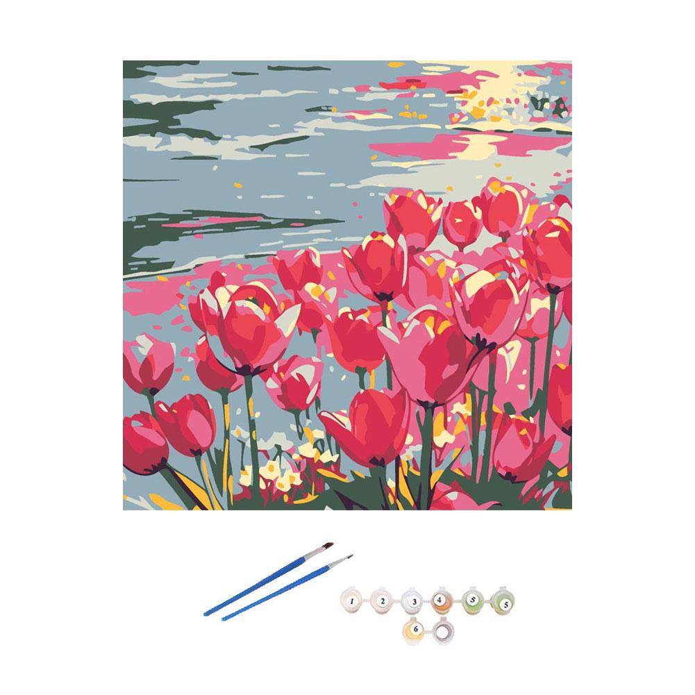 Digital Oil Painting Set—DIY Girl Gift Handmade Landscape Painting ...