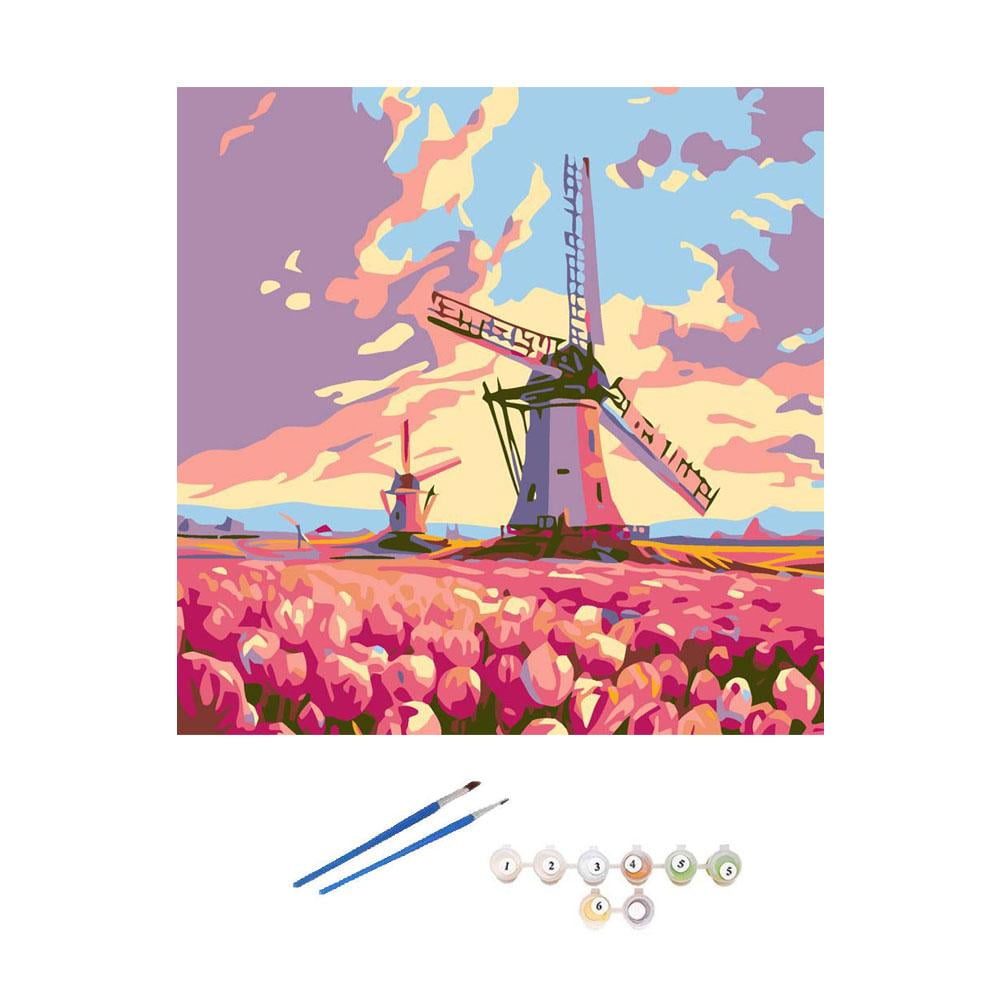 Digital Oil Painting Set—DIY Girl Gift Handmade Landscape Painting ...