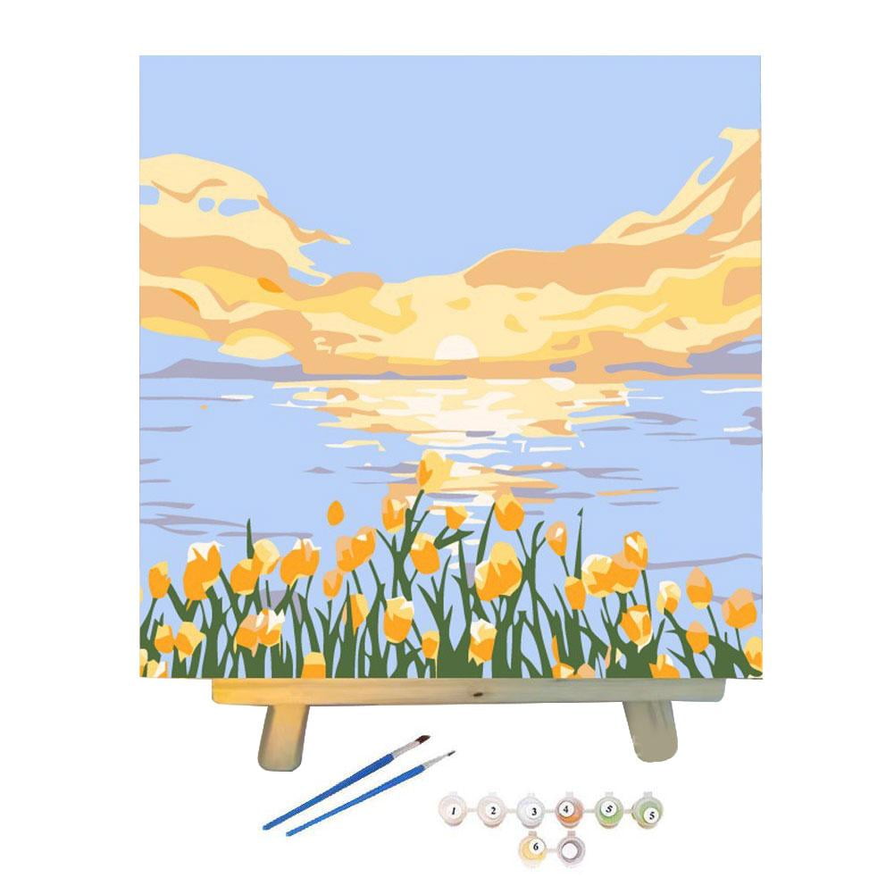 Digital Oil Painting Set—DIY Girl Gifts Handmade Landscape Painting ...