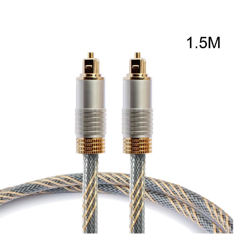 Digital Optical Audio Cable Gold-Plated Fiber Optic Cable Male to Male ...