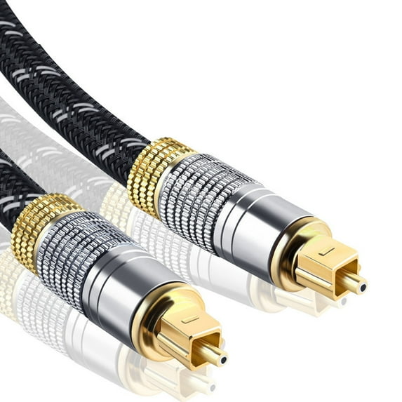 Digital Optical Audio Cable (TOSLINK/SPDIF) for Soundbar, Home Theater ...