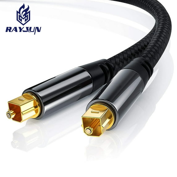 Digital Optical Audio Cable for PS5, TV, Soundbar - SPDIF 5.1/7.1 ...