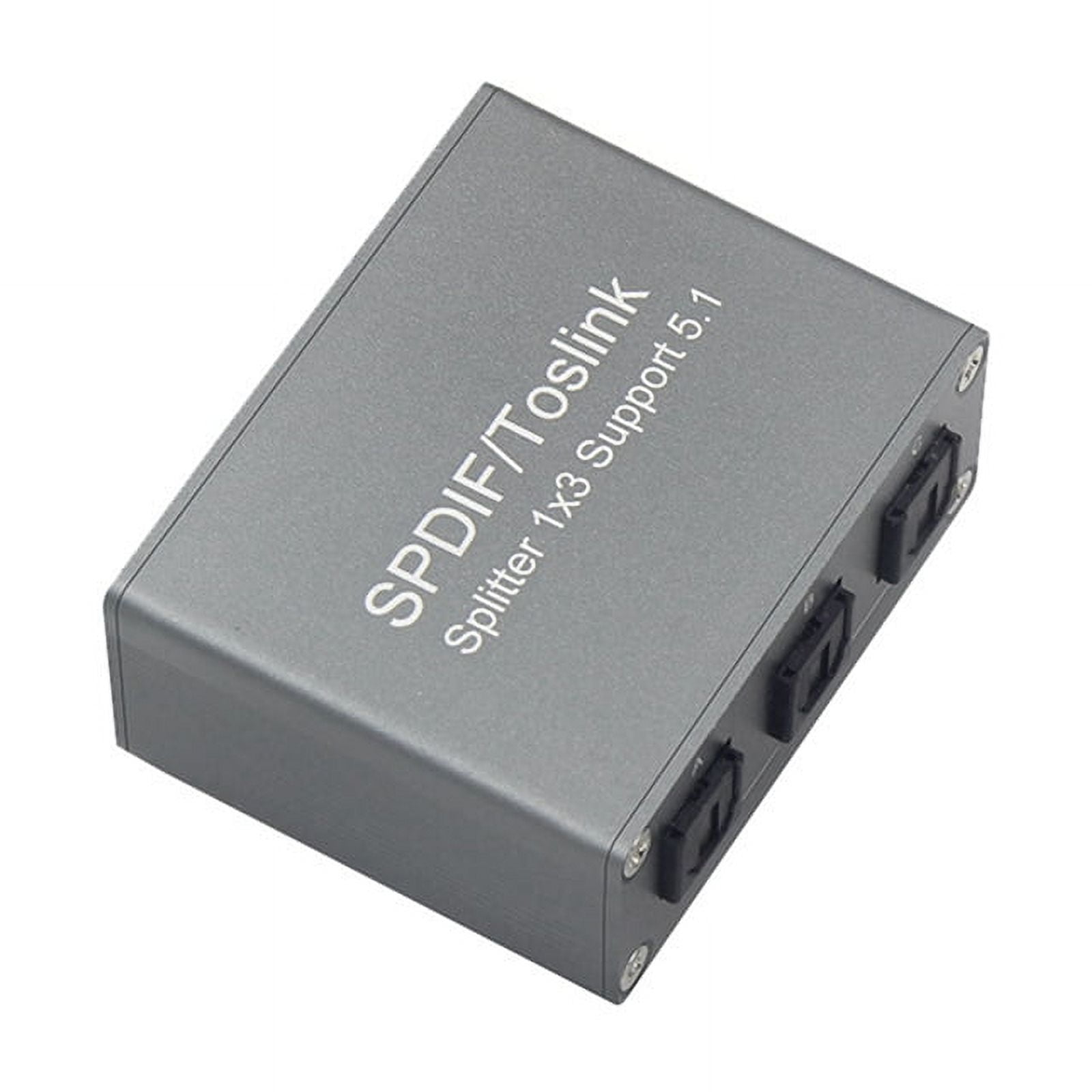 Digital Optical Audio Splitter Digital SPDIF TOSLINK Optical Fiber ...