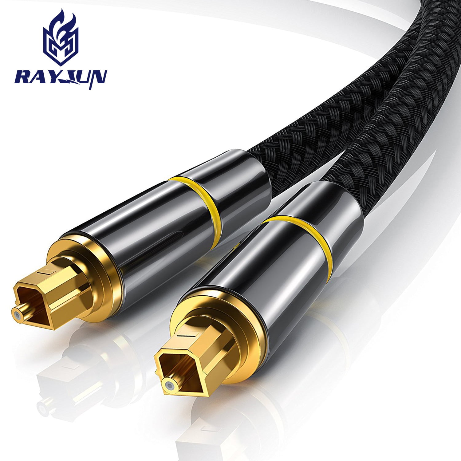 Digital Optical SPDIF Audio Cable for TV, PS5, Soundbar, Amplifier, 5.1 ...