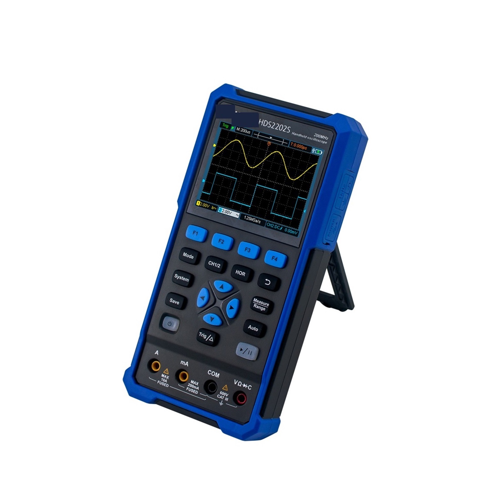 Digital Oscilloscope 2 Channels 200Mhz 1GSa/s 3 In 1 USB Osiclloscopes ...