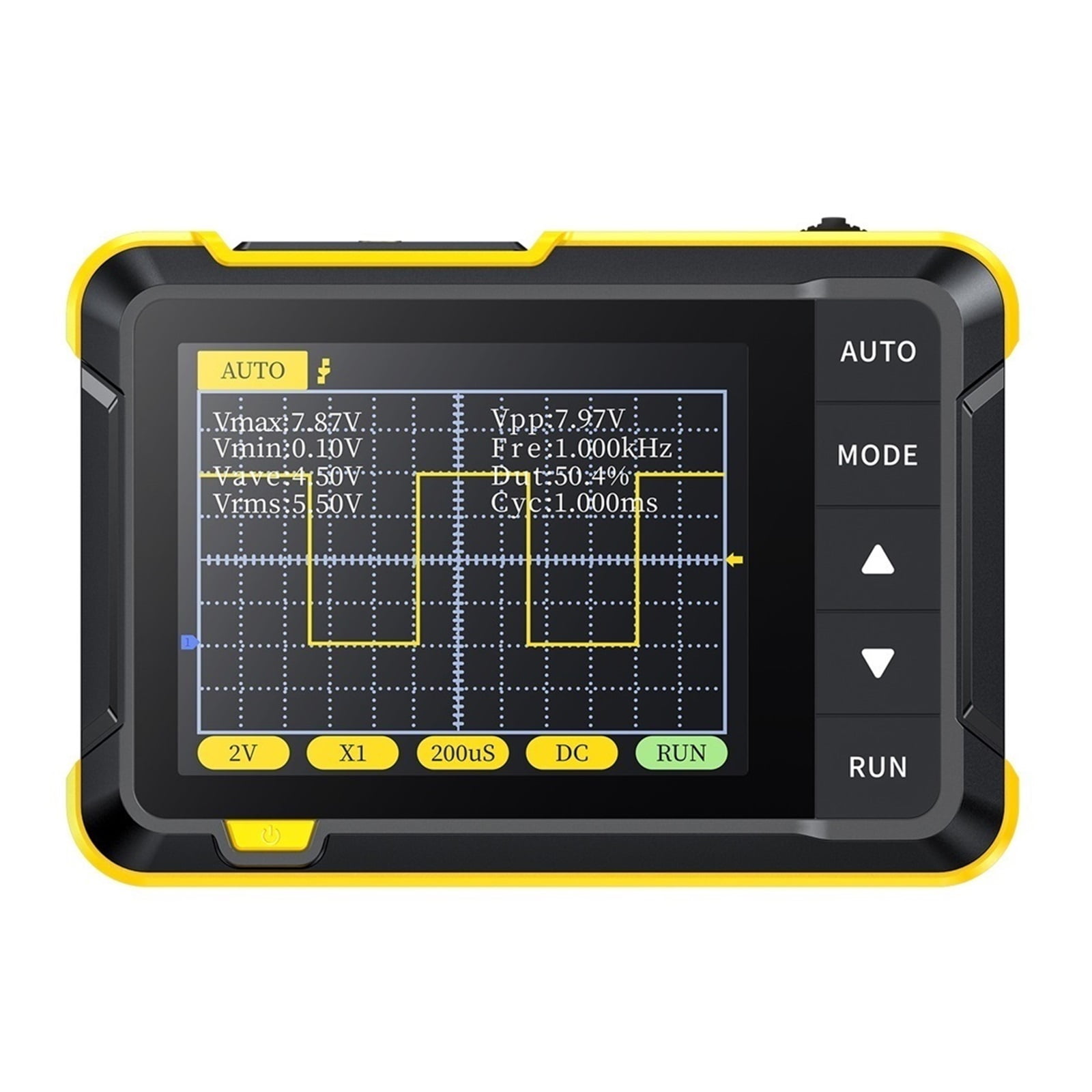 Digital Oscilloscope Voltage Measurement 200KHz Bandwidth 2.5MS/s Real ...