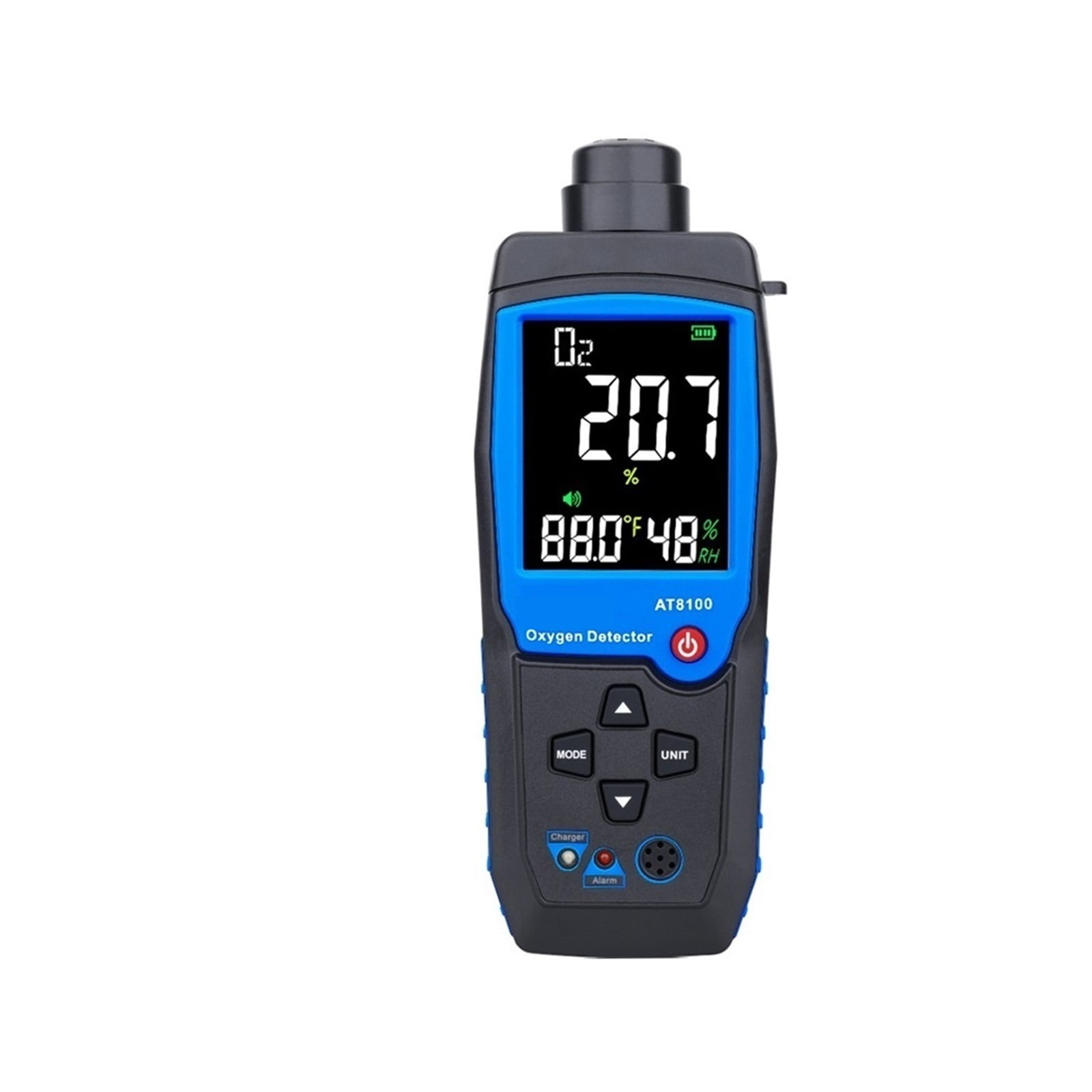 Digital Oxygen Meter O2 Gas Detector Sound Light Alarm Gas Monitor Air ...