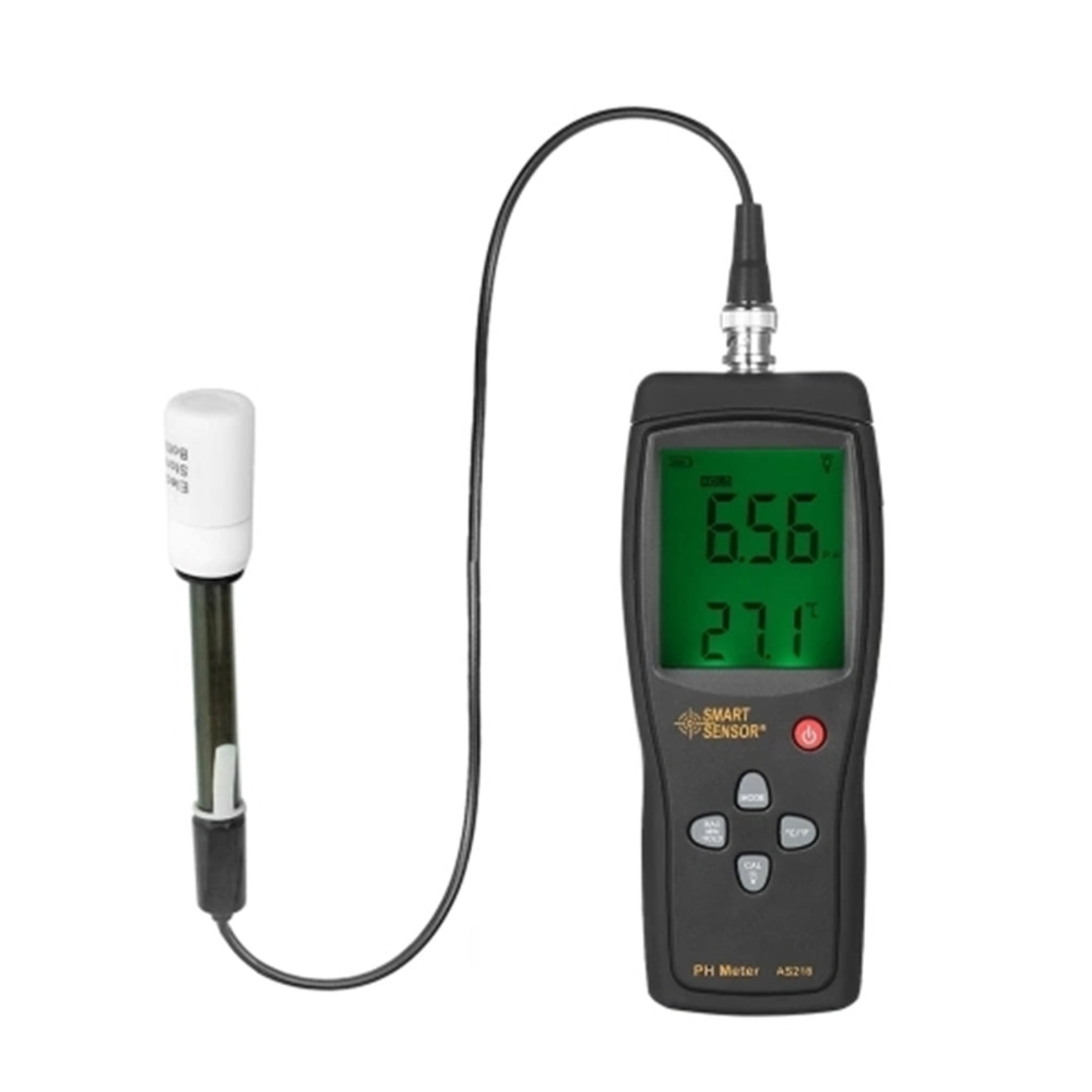 Digital PH Meter 0.00~14.00pH Moisture Measuring Instrument Water Soil ...