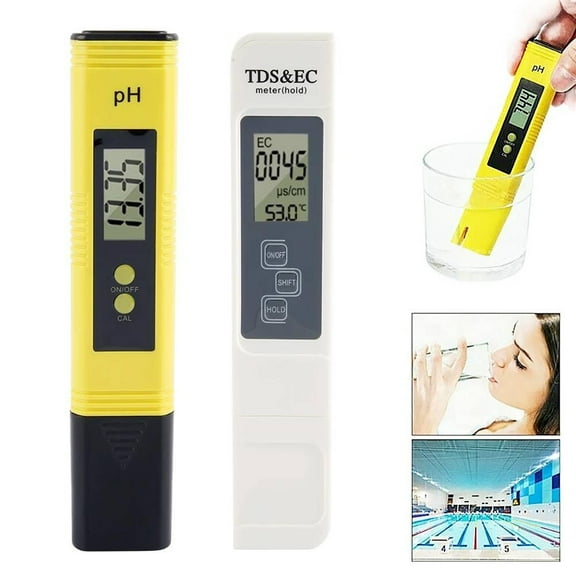7 In 1 Water Quality Tester PH TDS EC ORP Redox Salinity S. G ...