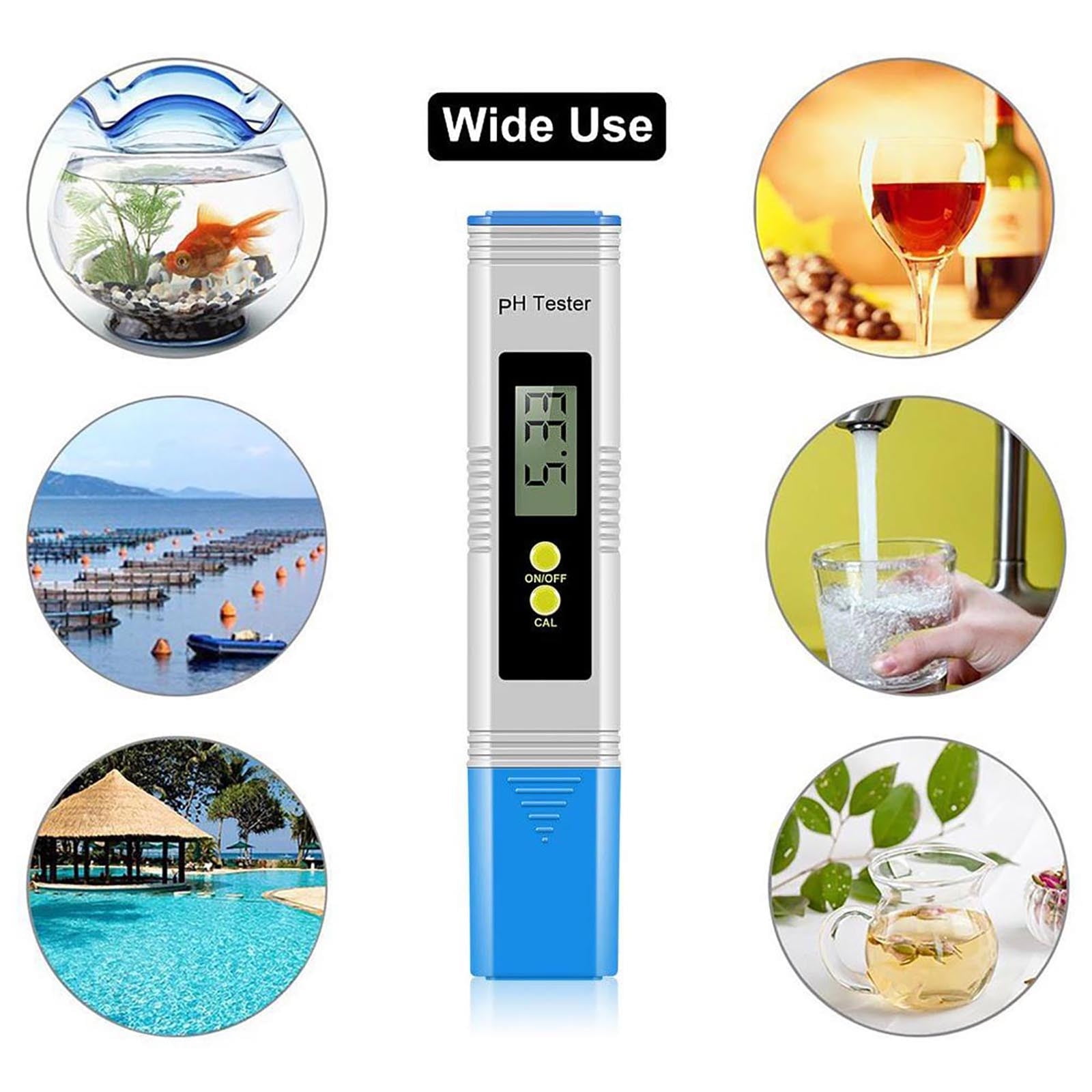 Digital PH Meter Tester Pen | Pocket-Size Water Quality Tester for ...