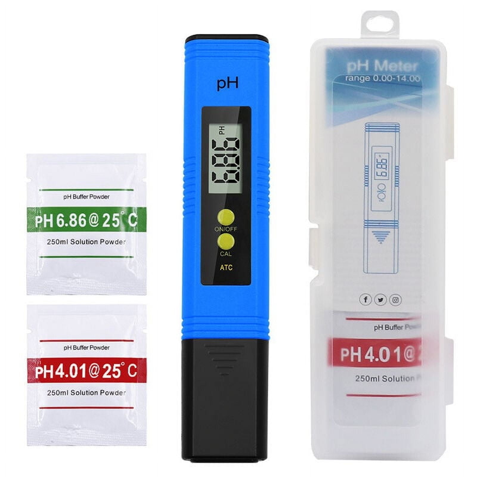 Digital PH Meter for Water, High Accuracy PH Tester Pen with Mini Size ...