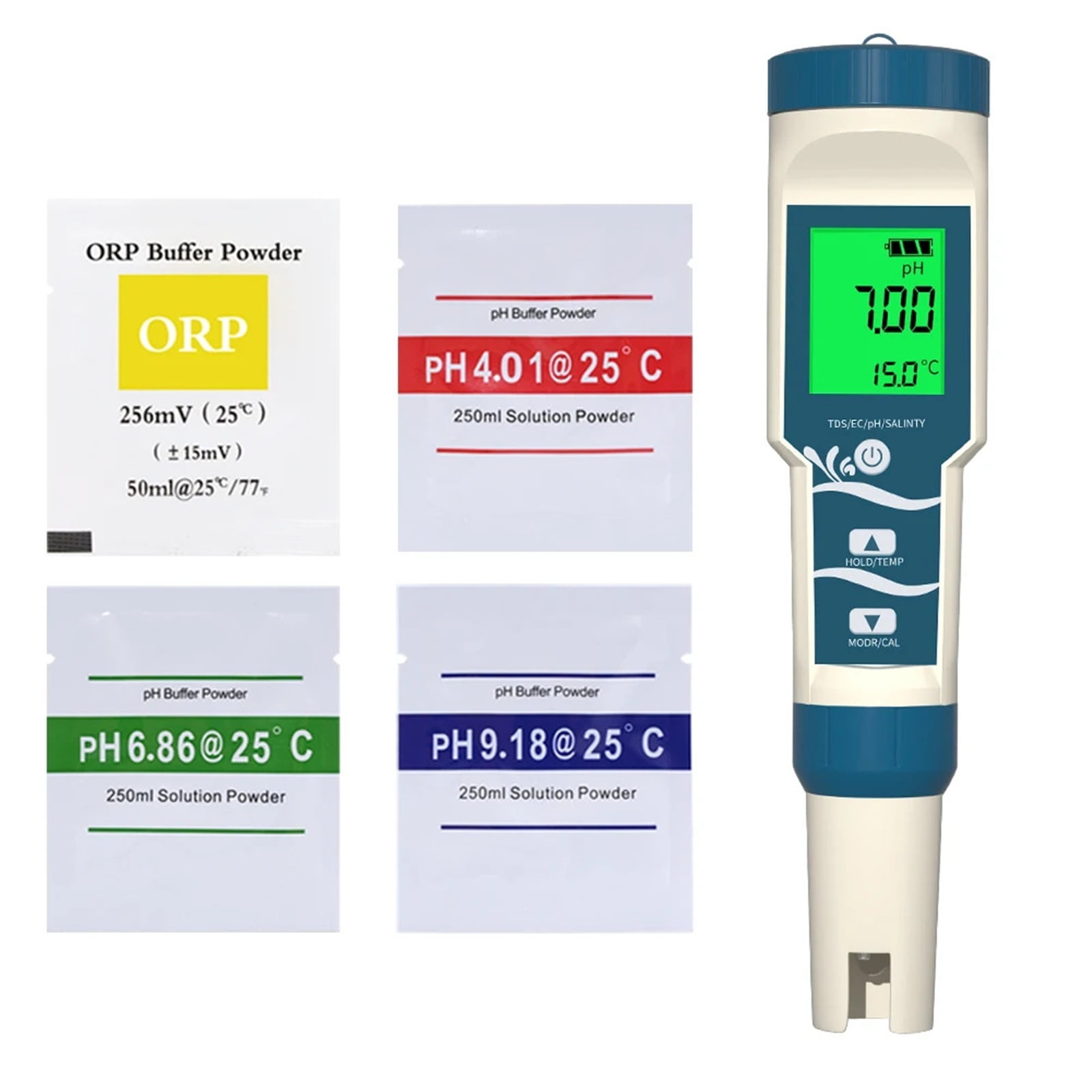 Digital PH/ORP/Temp/H2 Water Ppb Ppm Meter With ATC 0.01 Resolution ...