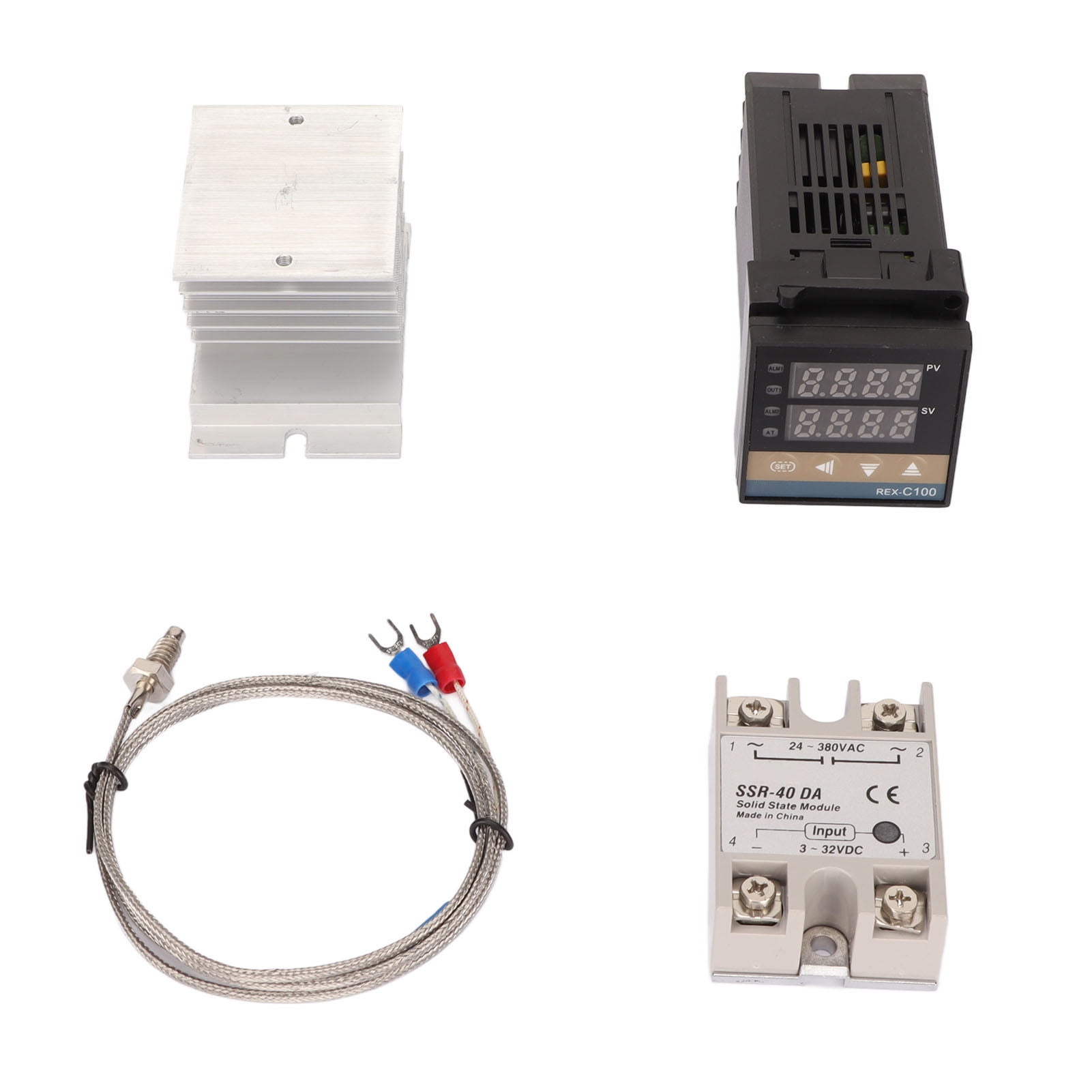 Digital PID Temperature Controller, 4PCS Set with Thermocouple, Heat ...
