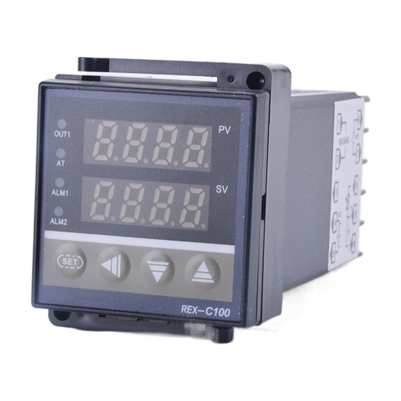 Digital PID Temperature Controller REX-C100 REX C100 Thermostat + 40DA ...