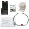 Digital PID Temperature Controller REX-C100 Thermostat SSR Relays ...