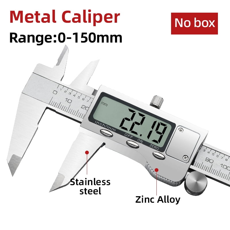 Digital Pachometer Metal Caliper Professional Vernier Caliber Measuring ...