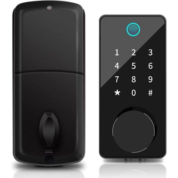 {Digital Password Keyless Entry} Bluetooth Smart Door Lock, Electronic ...